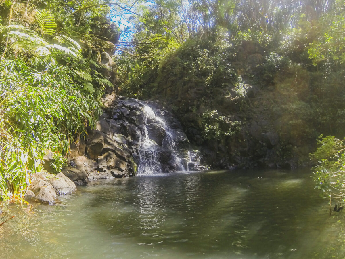 Ponds And Waterfalls Oahu Hawaii, Maui, Hana, The Three Waikani Falls